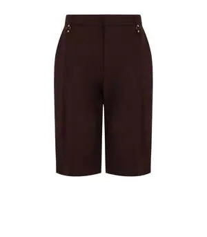 Elisabetta Franchi Bermuda Shorts - Brown