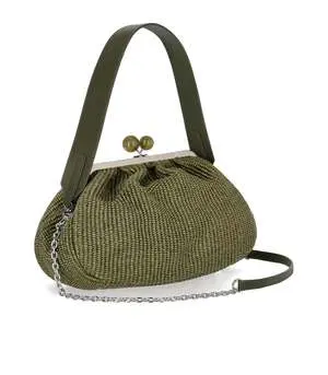 Max Mara Pasticcino Fortuna Medium Khaki Clutch