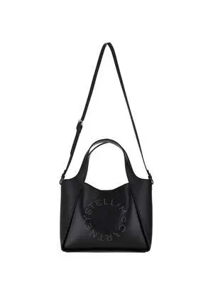 Stella McCartney Logo Crossbody Tote Bag - Black