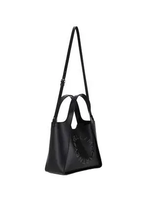 Stella McCartney Logo Crossbody Tote Bag - Black