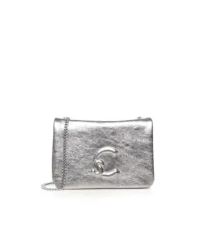 COCCINELLE Dulse Shoulder Bag - Argento