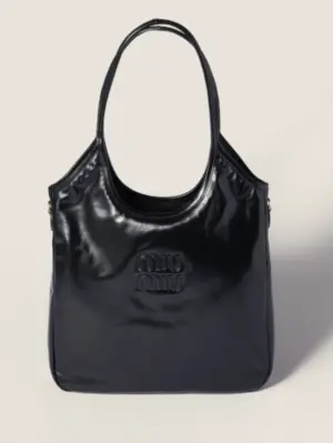 Miu Miu Borse Softy Shine - Nero