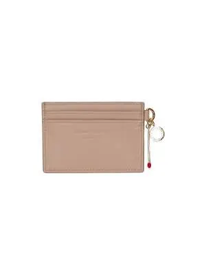 Stella McCartney Logo Matchstick Card Holder Eco Alter Mat - Camel