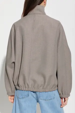 COURREGES Houndstooth Bomber Jacket