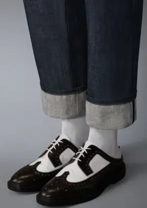 Thom Browne Denim Pockets Trouser In Japanese Selvedge Denim