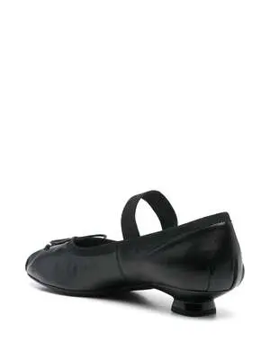 Miu Miu Logo Intarsia Ballet Flats