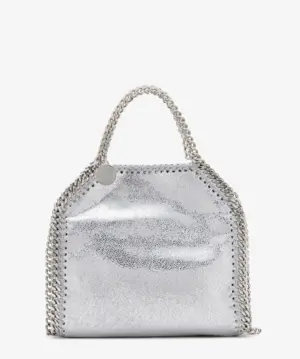 Stella McCartney Tiny Falabella Two Way Tote Bag - Silver