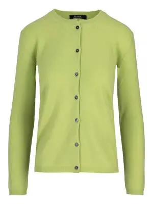 LA ROSE Cashmere Round Neck - Lime