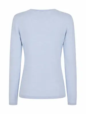 LA ROSE V-neck Button-detailed Cardigan