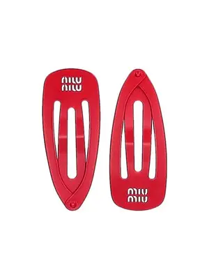 Miu Miu Accessori Capelli - Rosso