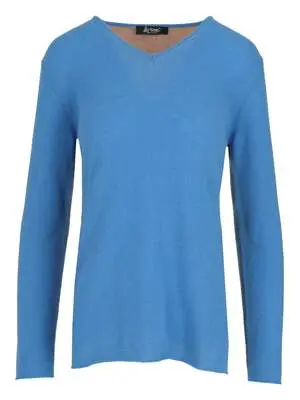 LA ROSE Cashmere V Bicolor - Turchese