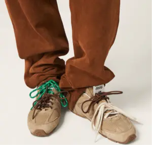 Miu Miu Suede Lace-up Ankle Boots