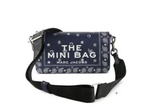 Marc Jacobs Bandana Leather The Items Slg - Navy Multi