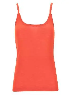 LA ROSE Tank Cash/silk - Red