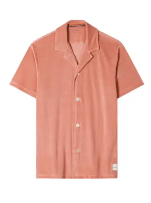 Paul Smith Shirt Ss Towelling - Light Rust
