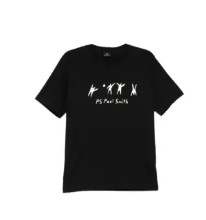 Paul Smith Reg Fit T Shirt Volleyball - Black