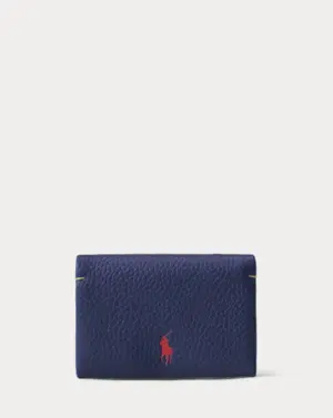Ralph Lauren Ply Flp Cc Card Case Small - Navy