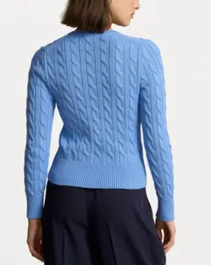 Ralph Lauren Cable Knit Long Sleeve Cardigan