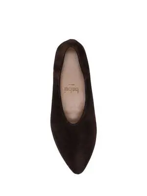 LA ROSE Umber Suede Babu Shoes