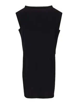 LA ROSE Gilet Links Cashmere Black