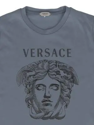 Versace T Shirt Jersey + St. Medusa Outline