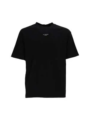 DR�LE DE MONSIEUR Black Classic Slogan T Shirt - Red