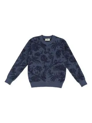 Etro Floral Patterned Jumper - Blu