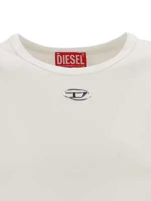DIESEL® T-shirt With Logo Detail - White