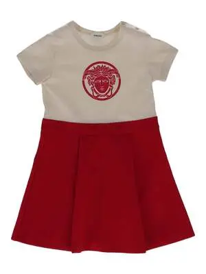 Versace Jersey + Punto Milano St. Medusa Dress