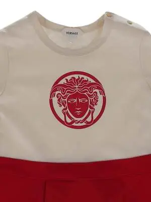 Versace Jersey + Punto Milano St. Medusa Dress