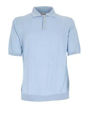 BALLANTYNE Short Sleeves Polo - Blu