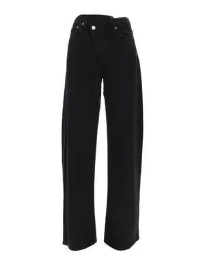 AGOLDE Luna Pieced High-rise Curved Tapered Jeans - Other