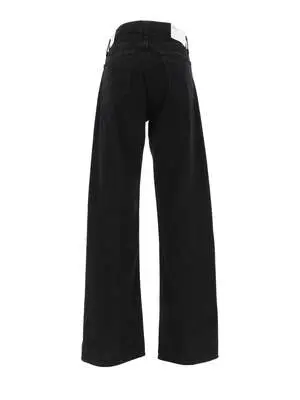 AGOLDE Luna Pieced High-rise Curved Tapered Jeans