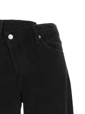 AGOLDE Luna Pieced High-rise Curved Tapered Jeans