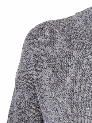 KANGRA Pull Paillettes Manica Al Gomito