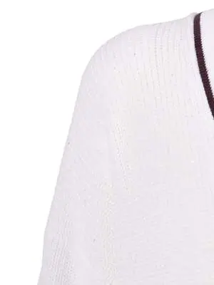 KANGRA Cardigan With Contrast Trim
