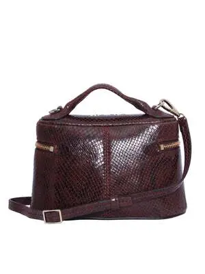 CLAUDIO ORCIANI Mini Bag Joy Exotic Caffe