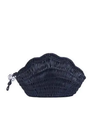 Michael Kors Sm Shell Clutch - Red