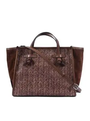 GIANNI CHIARINI Borsa Pelle E Tessuto