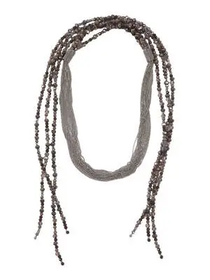 Peserico Bijoux Beaded Necklace - Red
