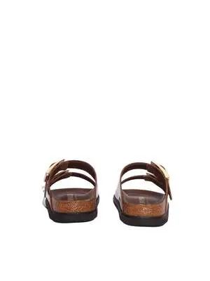BIRKENSTOCK Arizona Db Hex Shine Carafe, Natural Leather, S