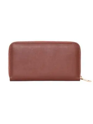 CLAUDIO ORCIANI Leather Zip Around Wallet