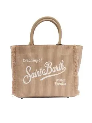 MC2 SAINT BARTH Colette Corduroy Tote Bag