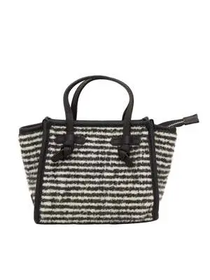 GIANNI CHIARINI Borsa Pelle E Tessuto - Red