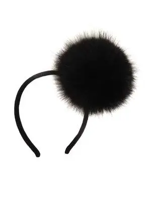 MAGIL Cerchietto Con Maxi Pom Pon - Red
