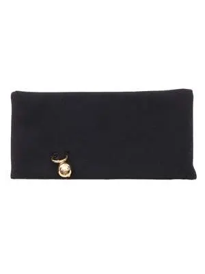 Philosophy Di Lorenzo Serafini Black Knit Foulard With Pendant Detail
