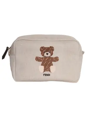 FENDI JR Beauty Case Canvas Con Ors - Other