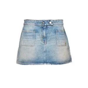 COURREGES Courrèges Mini Skirt With Pocket Detail - Denim