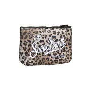MC2 SAINT BARTH Leopard Print Pouch