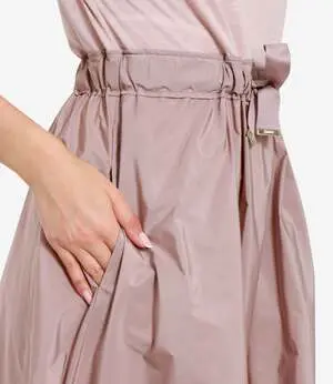 Herno Cotton And Lyocell Blend Midi Dress